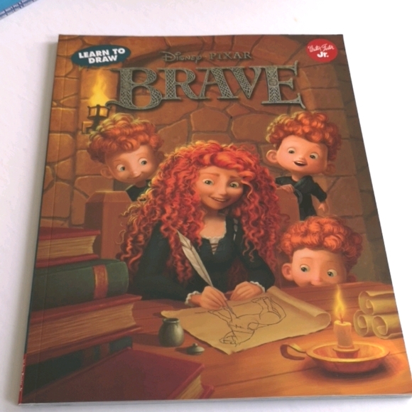 Disney | Other | Disney Pixar Brave Learn To Draw Book | Poshmark